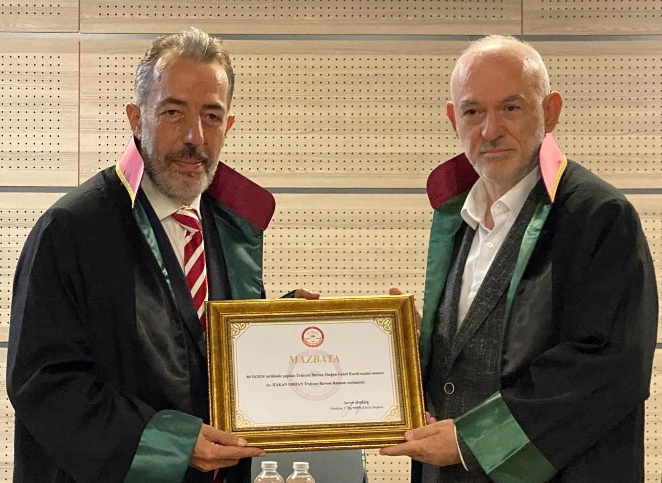 TRABZON BARO BAŞKANI AV. HAKAN ORHAN, MAZBATASINI ALDI - VAKFIKEBİR ... TRABZON BARO BAŞKANI AV. HAKAN ORHAN, MAZBATASINI ALDI - VAKFIKEBİR ...